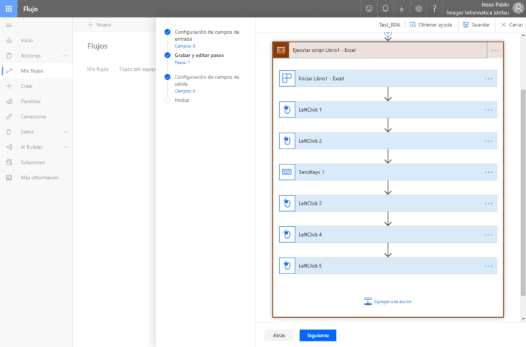 Microsoft Power Automate. Soluciones RPA - Imagar