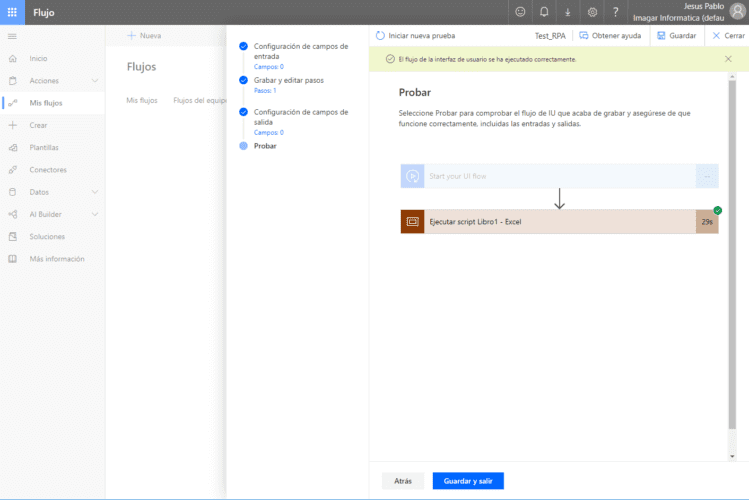 Microsoft Power Automate. Soluciones RPA - Imagar